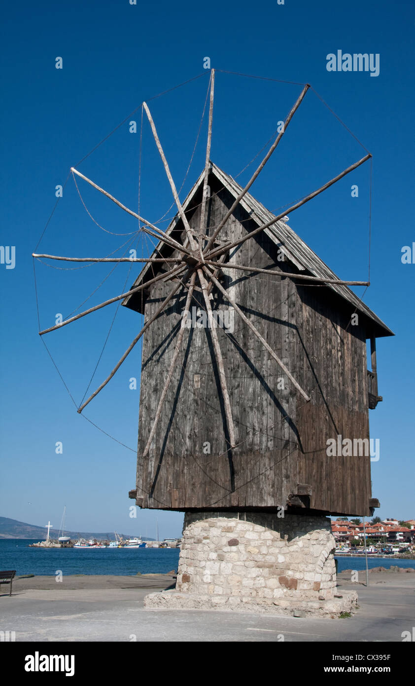 Nessebar windmill hi-res stock photography and images - Alamy