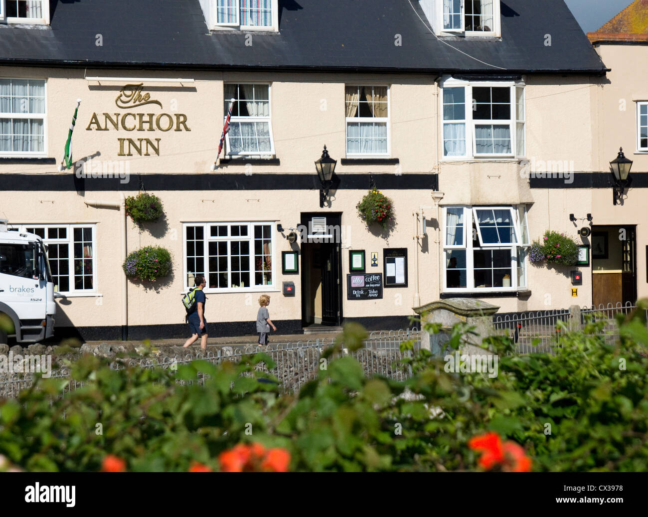 Beer, a fishing and tourism village in south Devon England Stock Photo ...