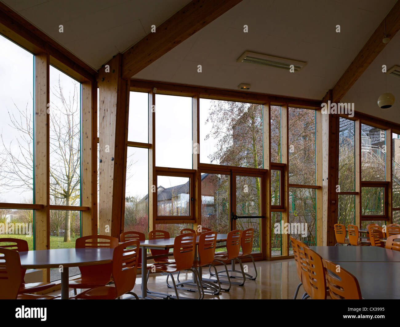 Lycee Joseph Marie Jacquard, Caudry, France. Architect: Lucien Kroll ...