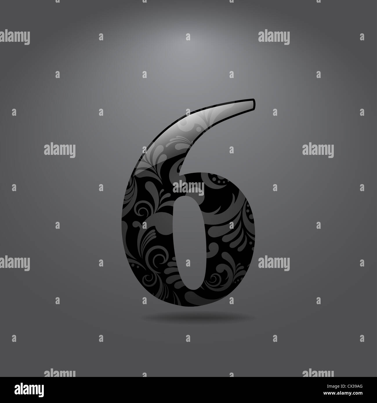 6 symbol hi-res stock photography and images - Alamy