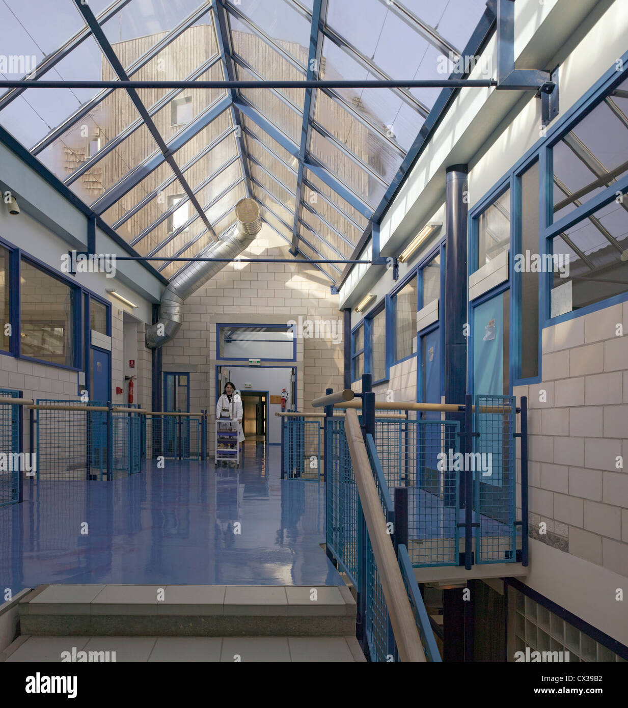 Lycee Joseph Marie Jacquard, Caudry, France. Architect: Lucien Kroll ...