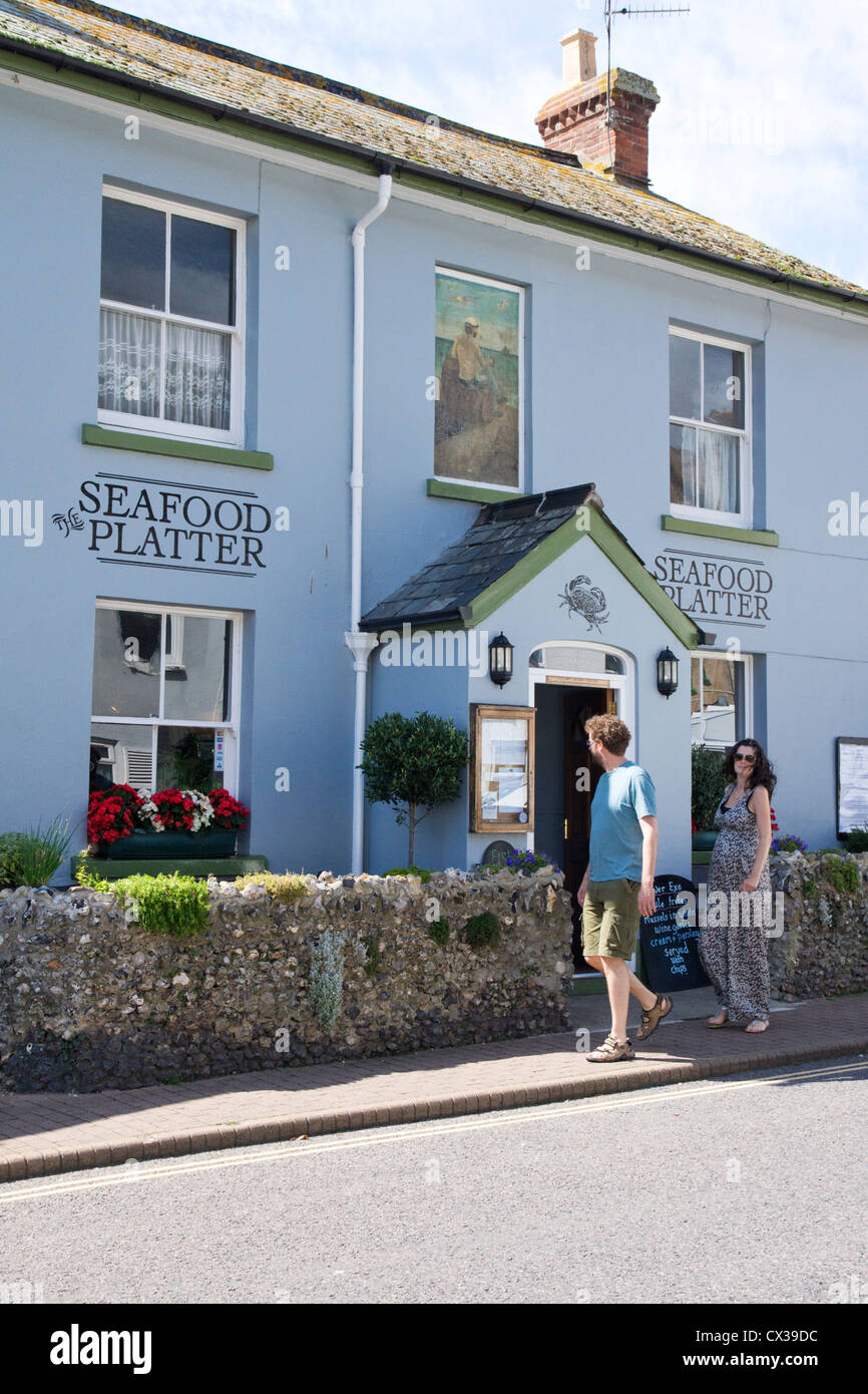 Beer, a fishing and tourism village in south Devon England Stock Photo ...