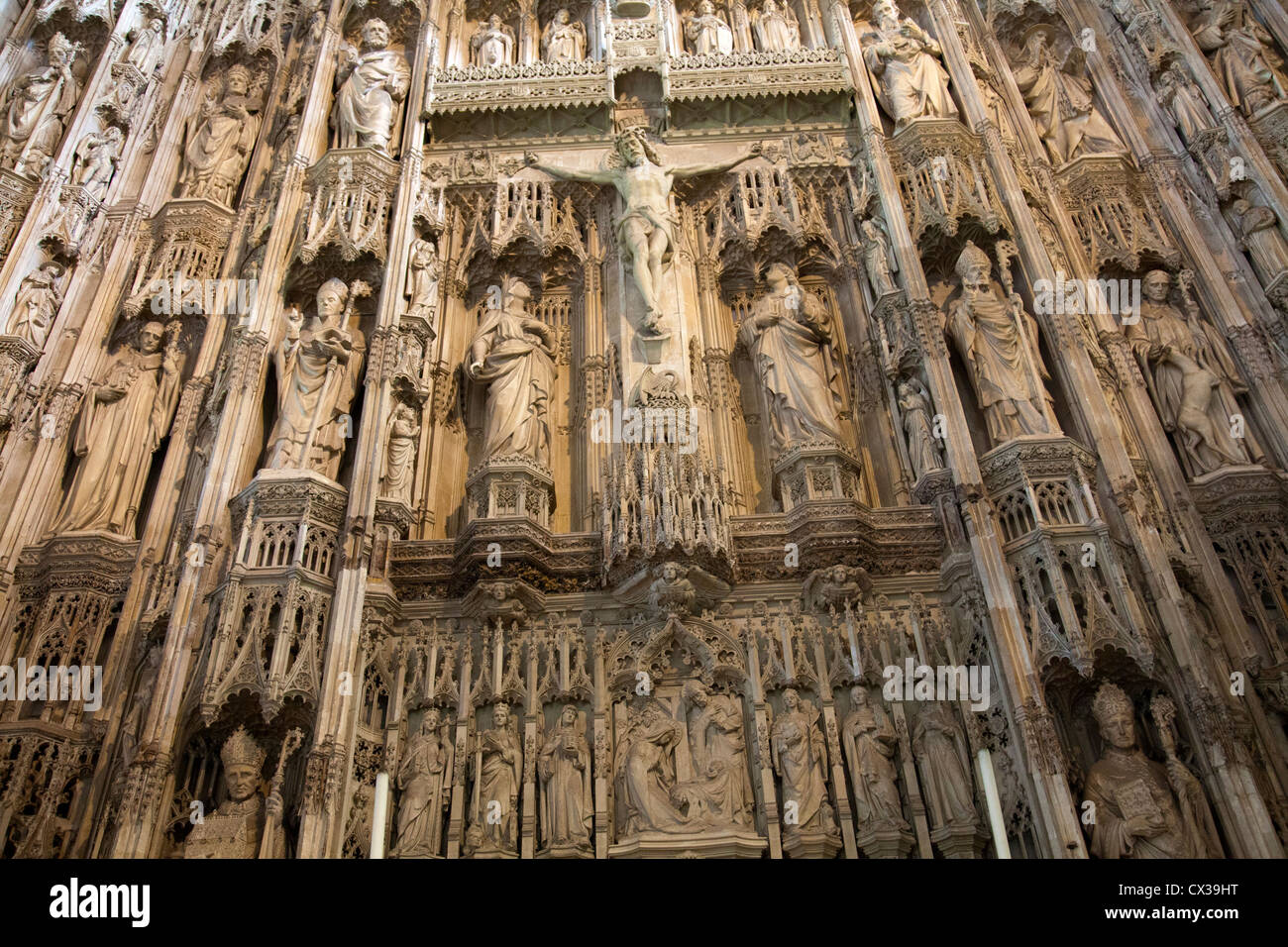 Ornate quire screen hi-res stock photography and images - Alamy