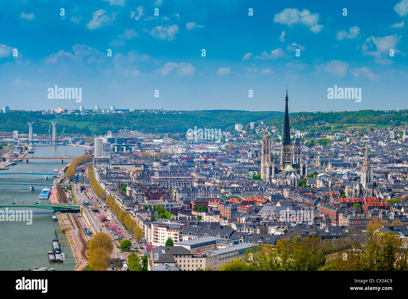 Rouen river hi-res stock photography and images - Alamy