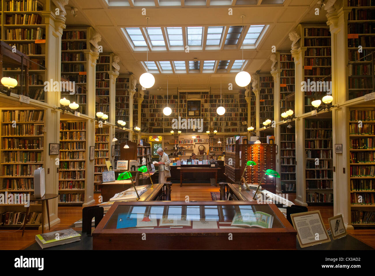 Providence Athenaeum library Stock Photo - Alamy