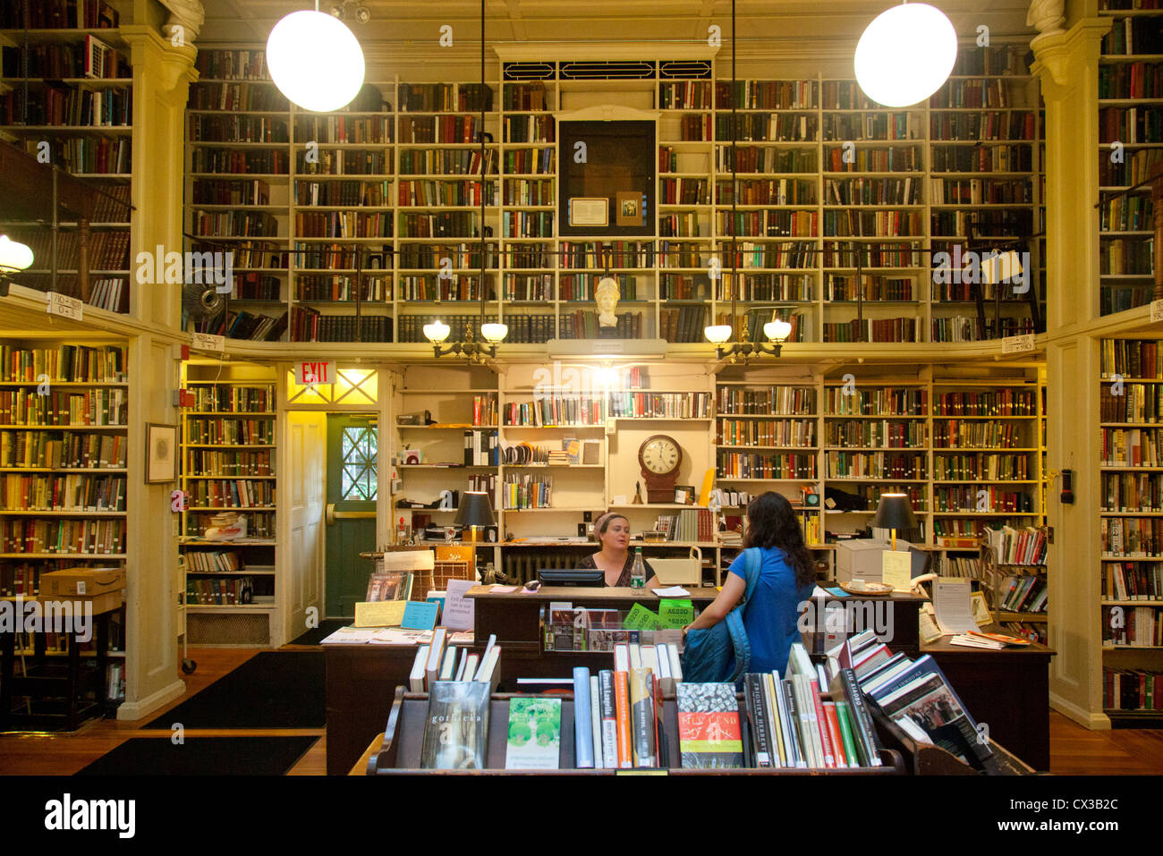 Providence Athenaeum library Stock Photo - Alamy