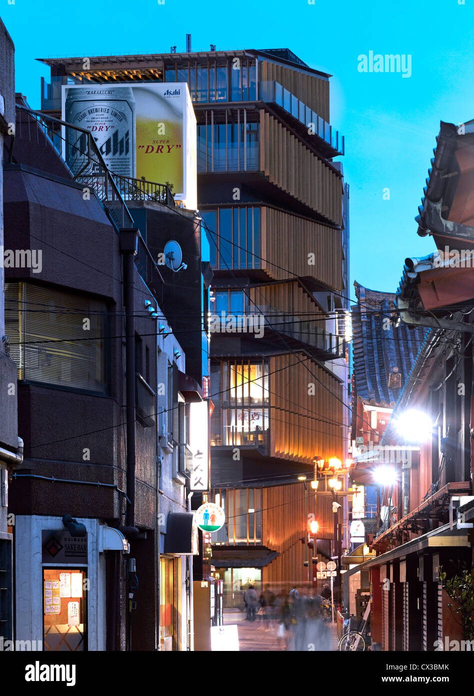 Asakusa Tourist Infomation Centre, Tokyo, Japan. Architect: Kengo Kuma ...
