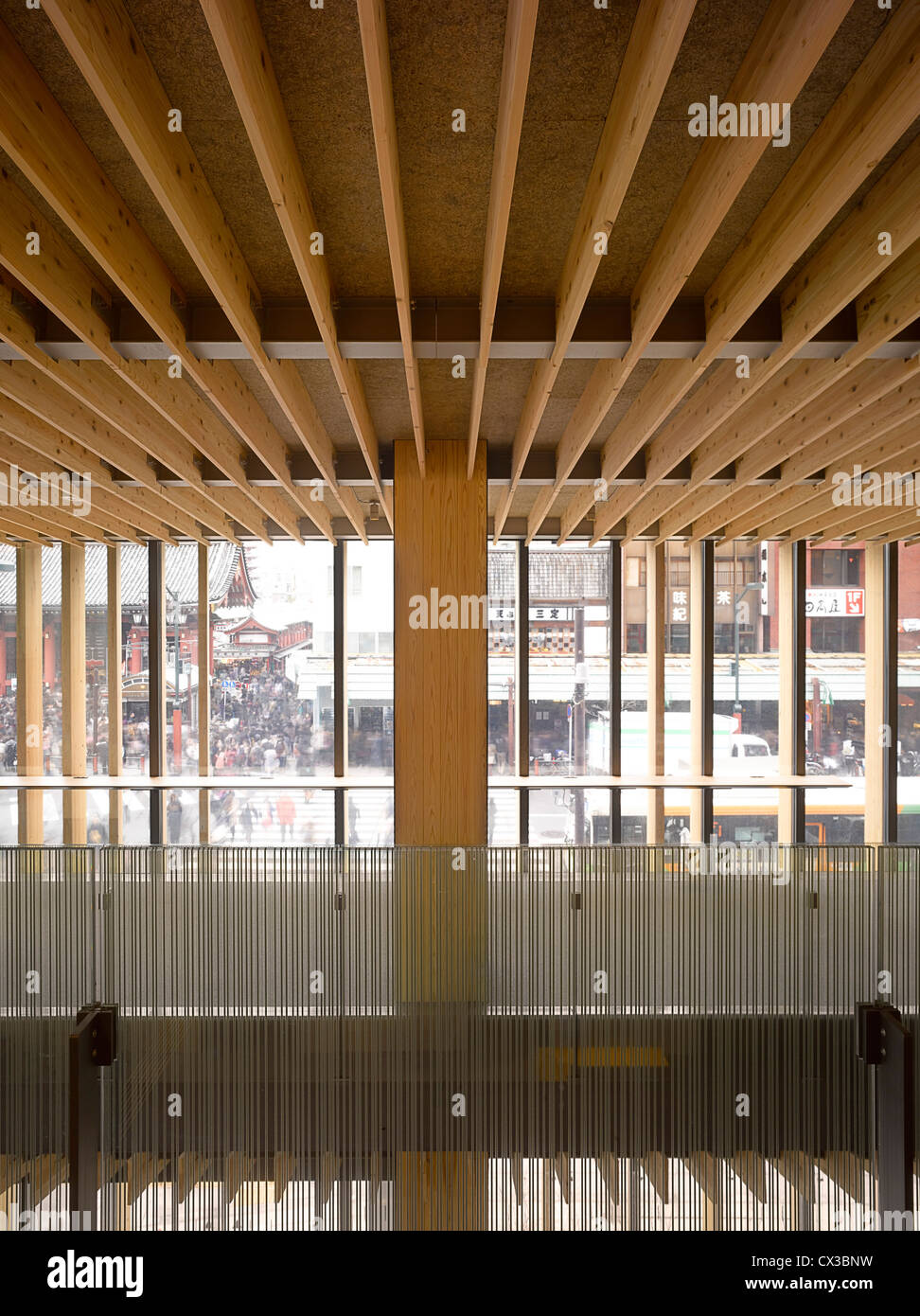 Asakusa Tourist Infomation Centre, Tokyo, Japan. Architect: Kengo Kuma ...