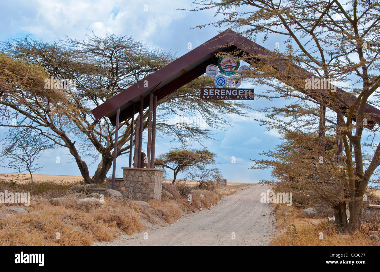 Tanzania Serengeti Africa entrance Serengeti National Park safari ...