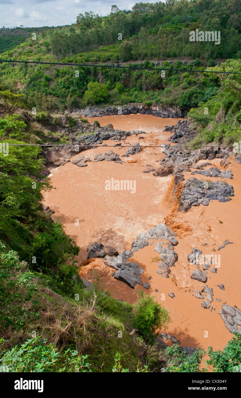 Addis Ababa Ethiopia Africa Omo River muddy water Stock Photo - Alamy