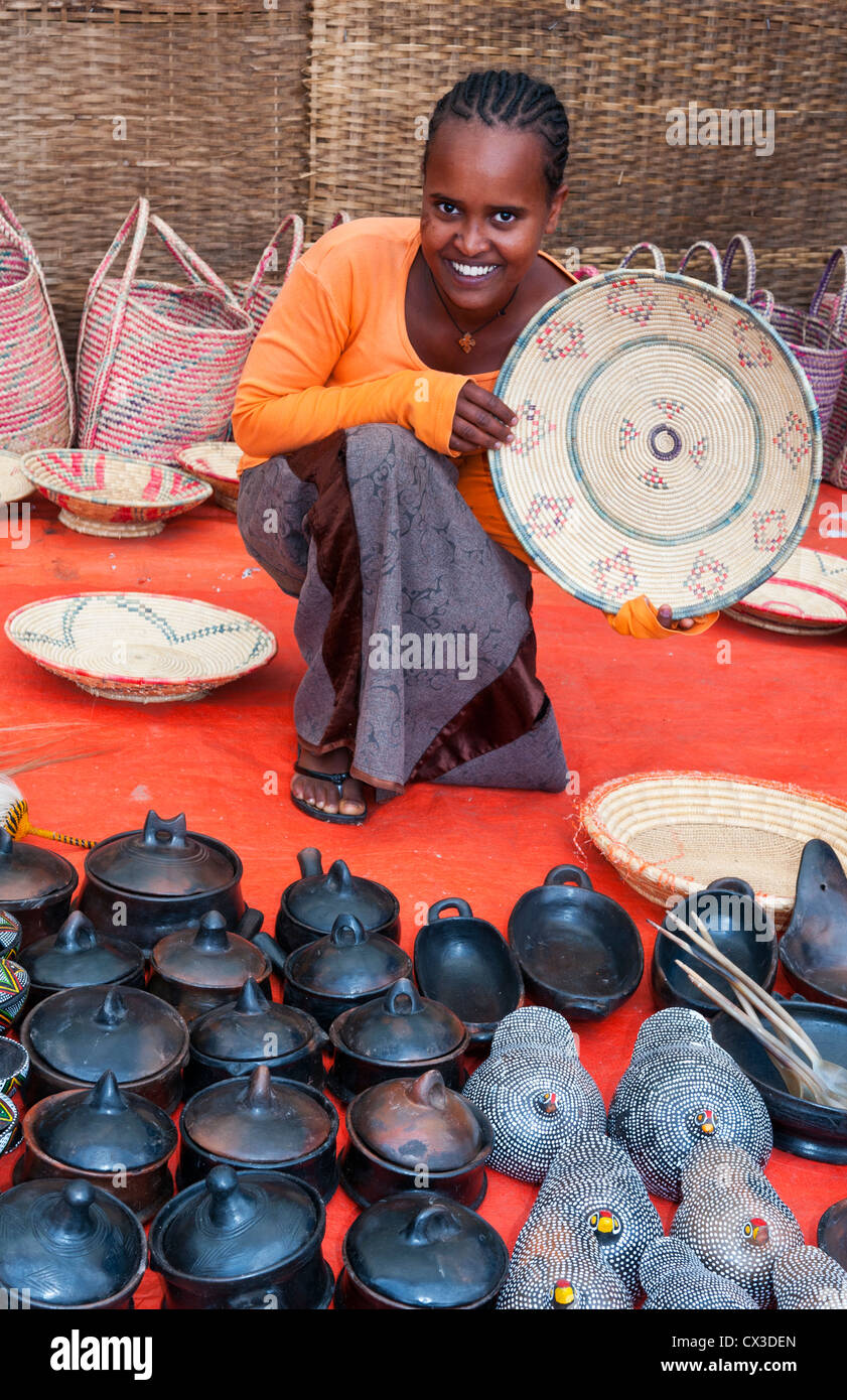 Melka Country Ethiopia Africa Tiya World Heritage burial site Guraga ...