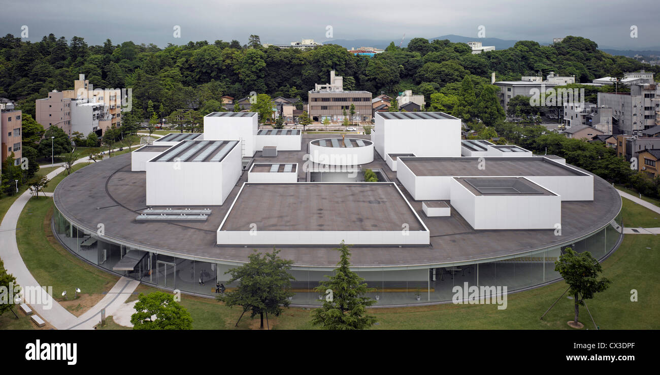 21st Century Museum, Kanazawa, Japan. Architect: SANAA, 2012. High ...