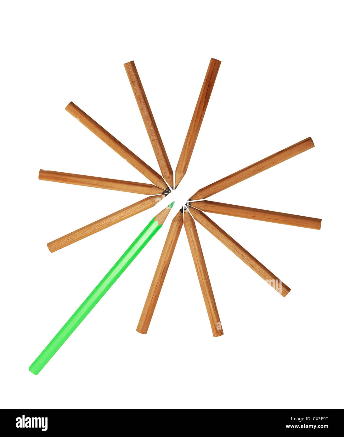 Pencil tip detail Cut Out Stock Images & Pictures - Alamy