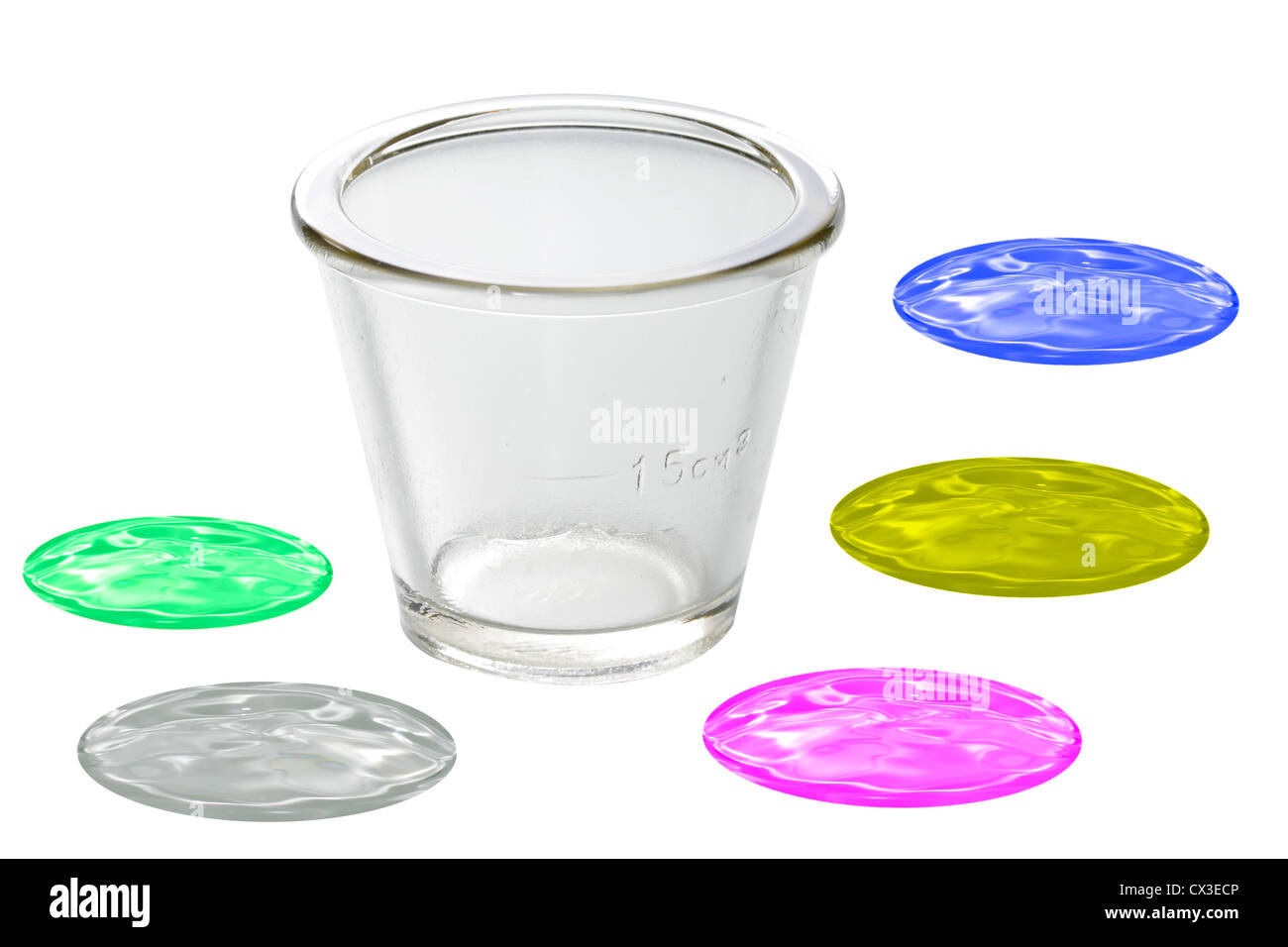 Turquoise blue paint Cut Out Stock Images & Pictures - Alamy