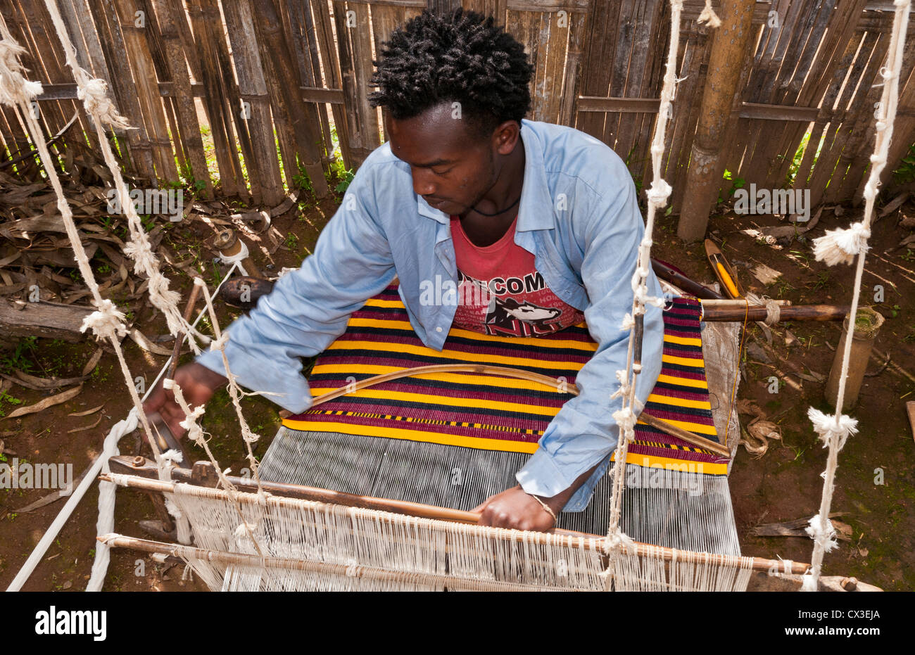 Arba Minch Chencha Ethiopia Africa Dorze tribe village local man ...