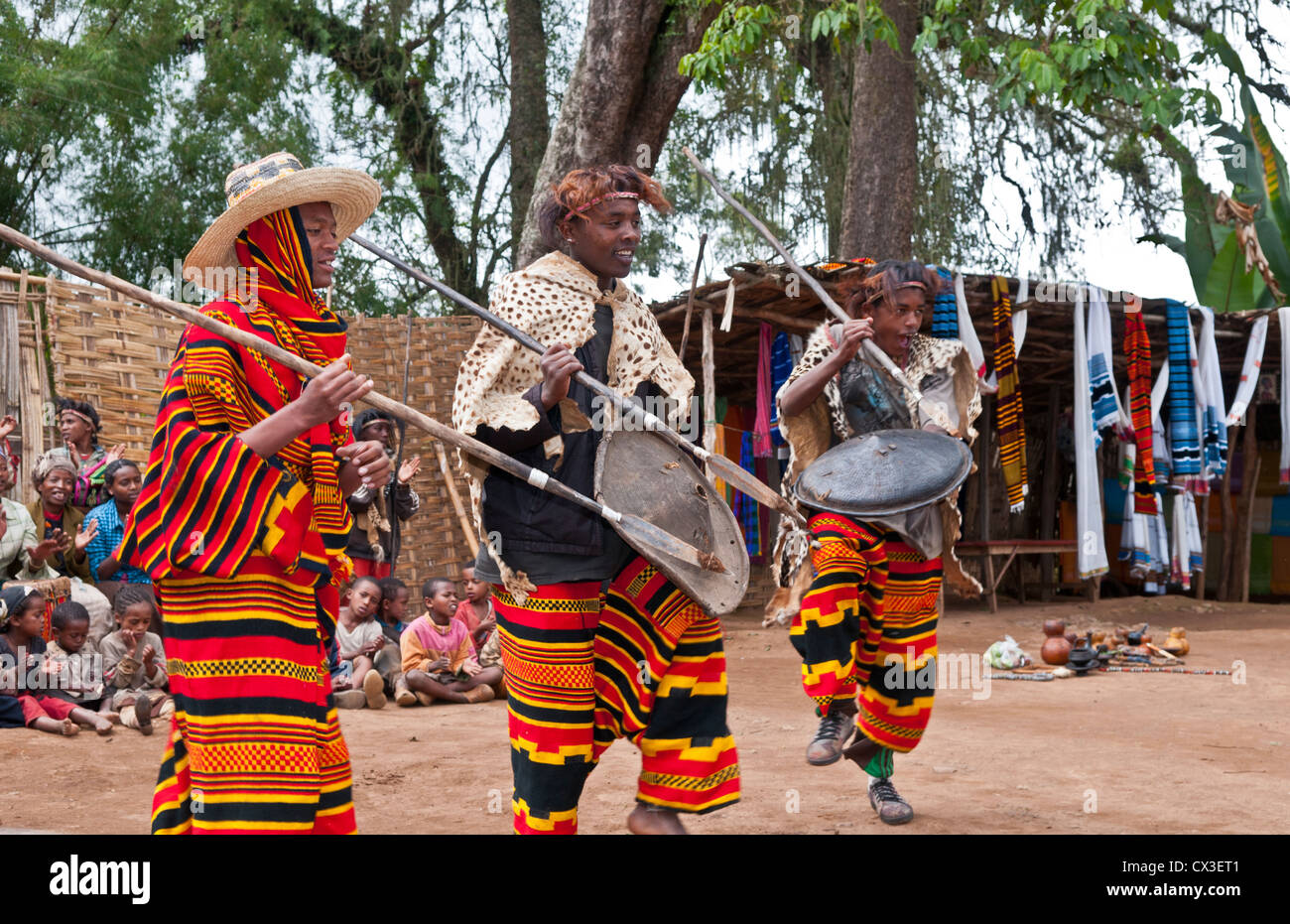 Arba Minch Chencha Ethiopia Africa Dorze tribe children village ...