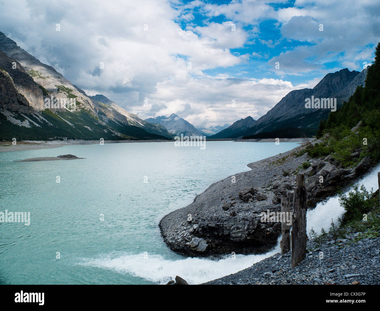 cancano lakes, the Stelvio National Park, Bormio, Lombardy, Italy Stock ...