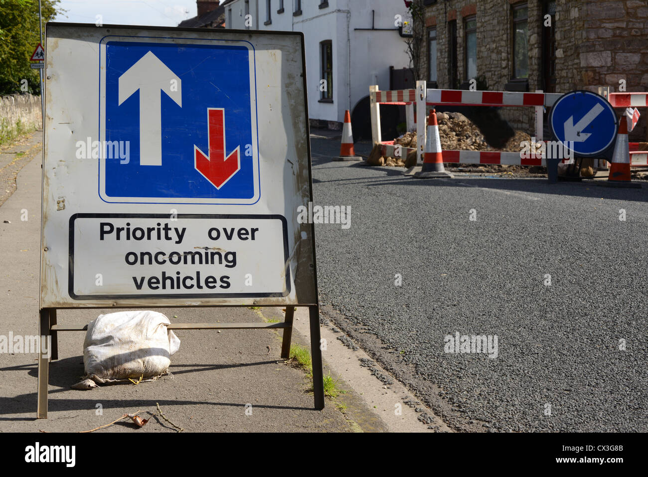 Priority over oncoming hi-res stock photography and images - Alamy
