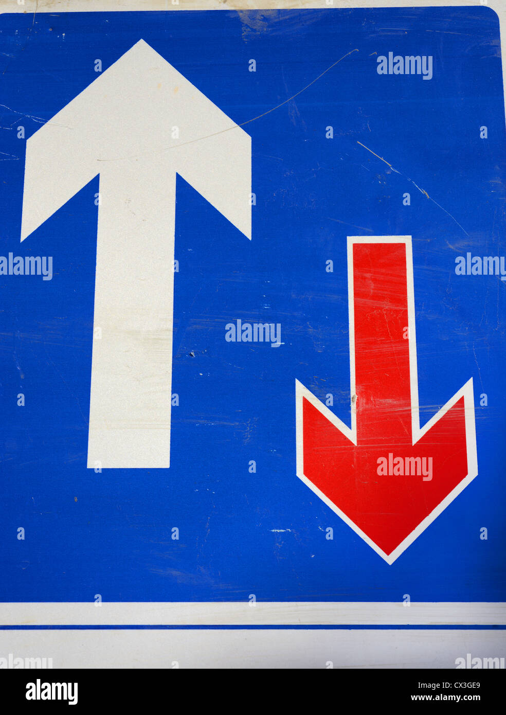 Priority over oncoming traffic sign hi-res stock photography and images ...