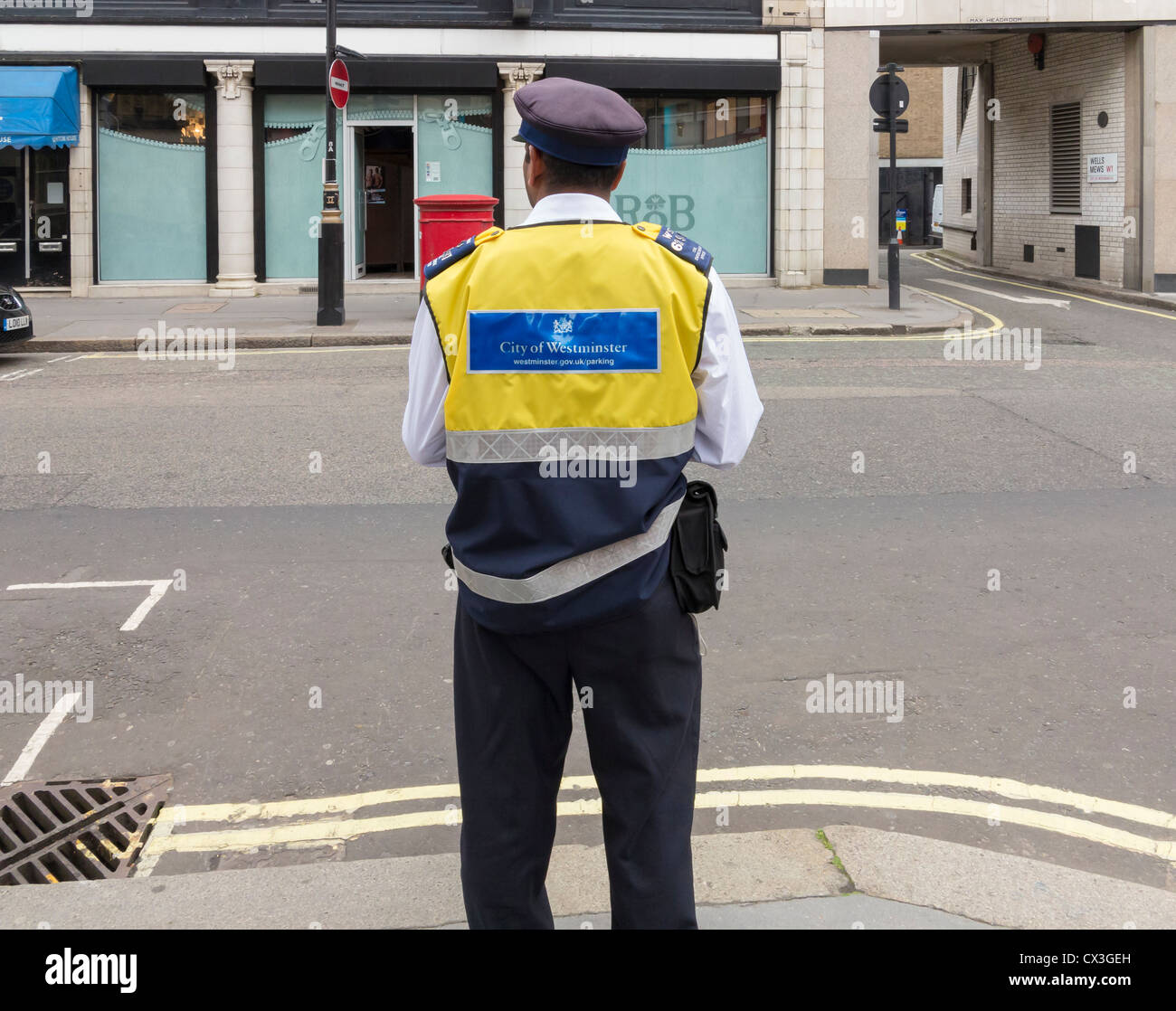 Traffic control officer hi-res stock photography and images - Alamy