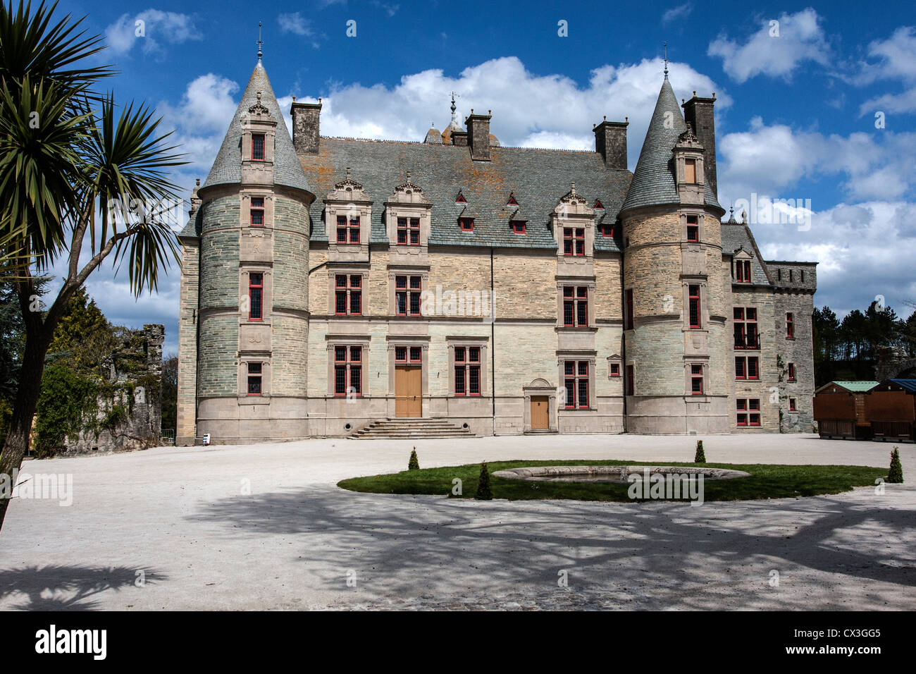 Chateau des Ravalet Tourlaville Cherbourg Normandy France Stock Photo ...
