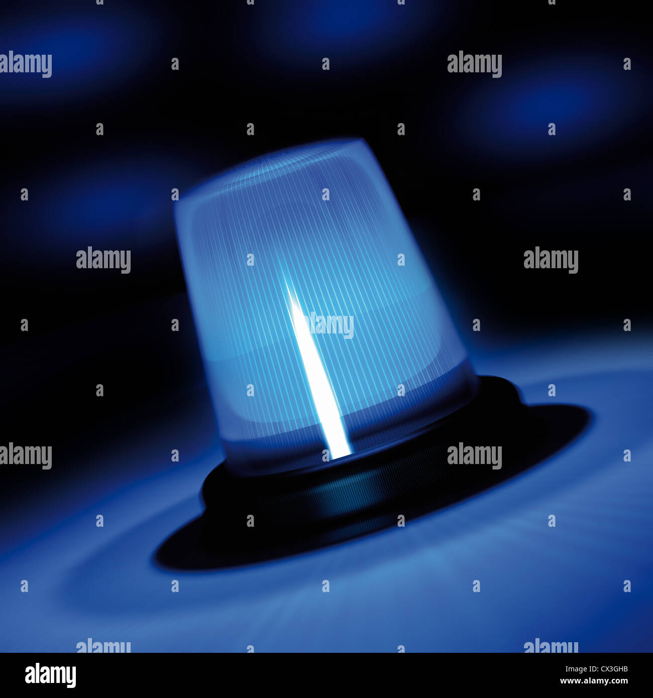 blue light / emergency - Blaulicht/ Notfall Stock Photo - Alamy