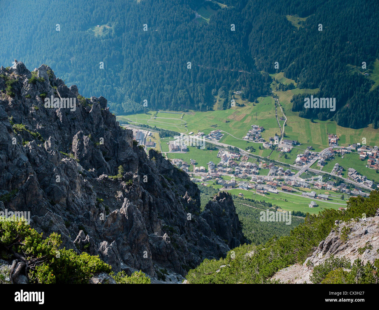 hiking trail, mountain stairs, Stelvio National Park, Bormio, Lombardy ...