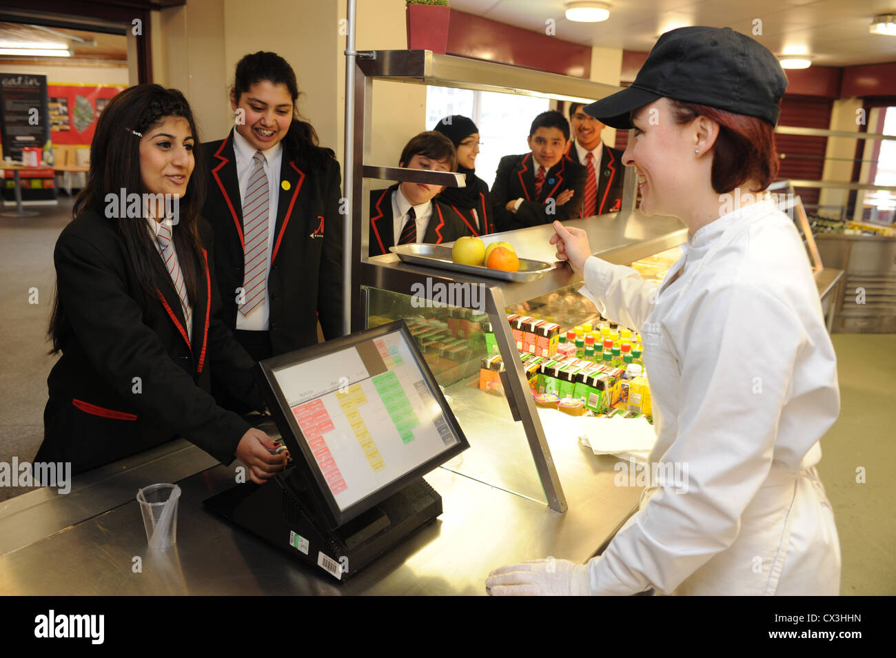 School Food Serving Counter High Resolution Stock Photography and ...