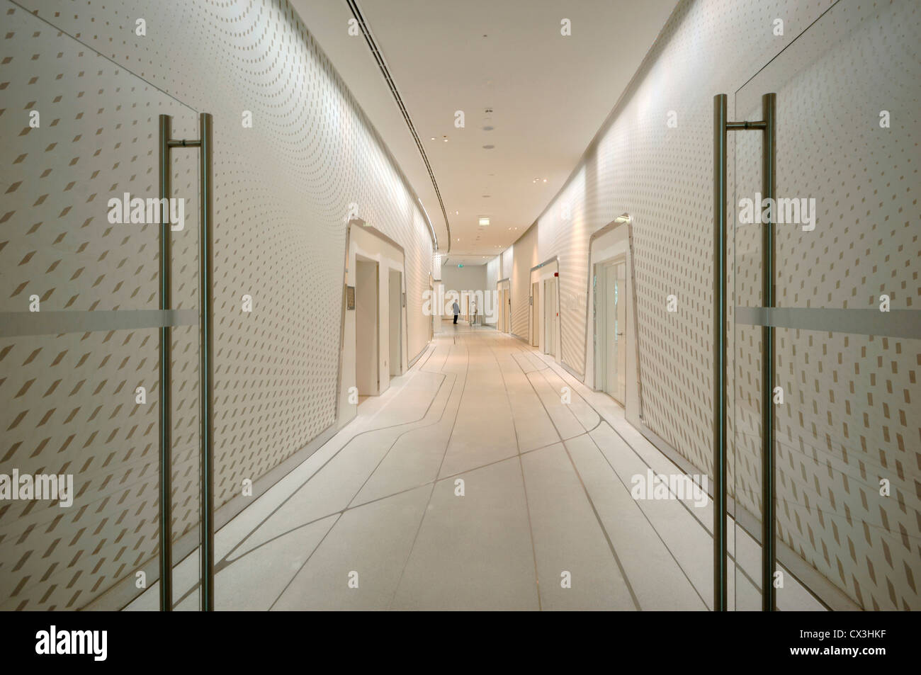 Yas Hotel, Abu Dhabi, United Arab Emirates. Architect: Asymptote, Hani ...