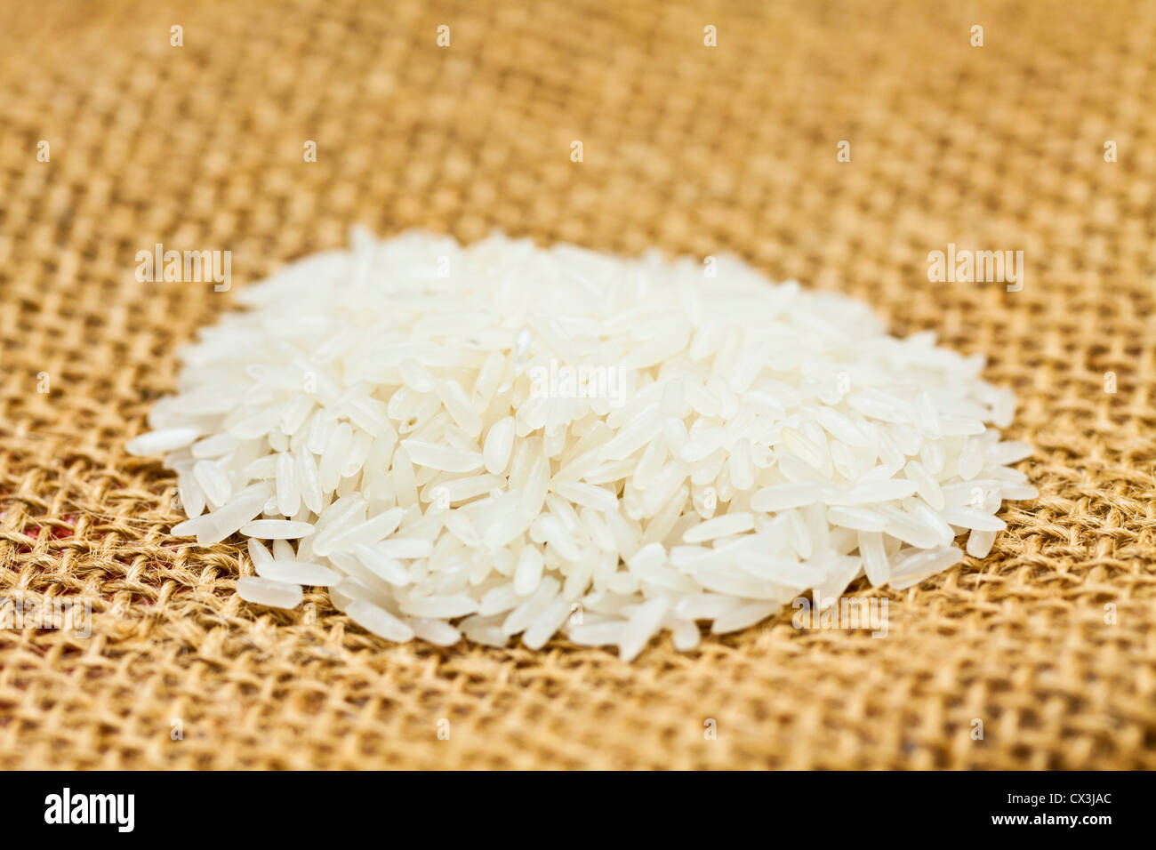 Rice on cloth Stock Photo - Alamy