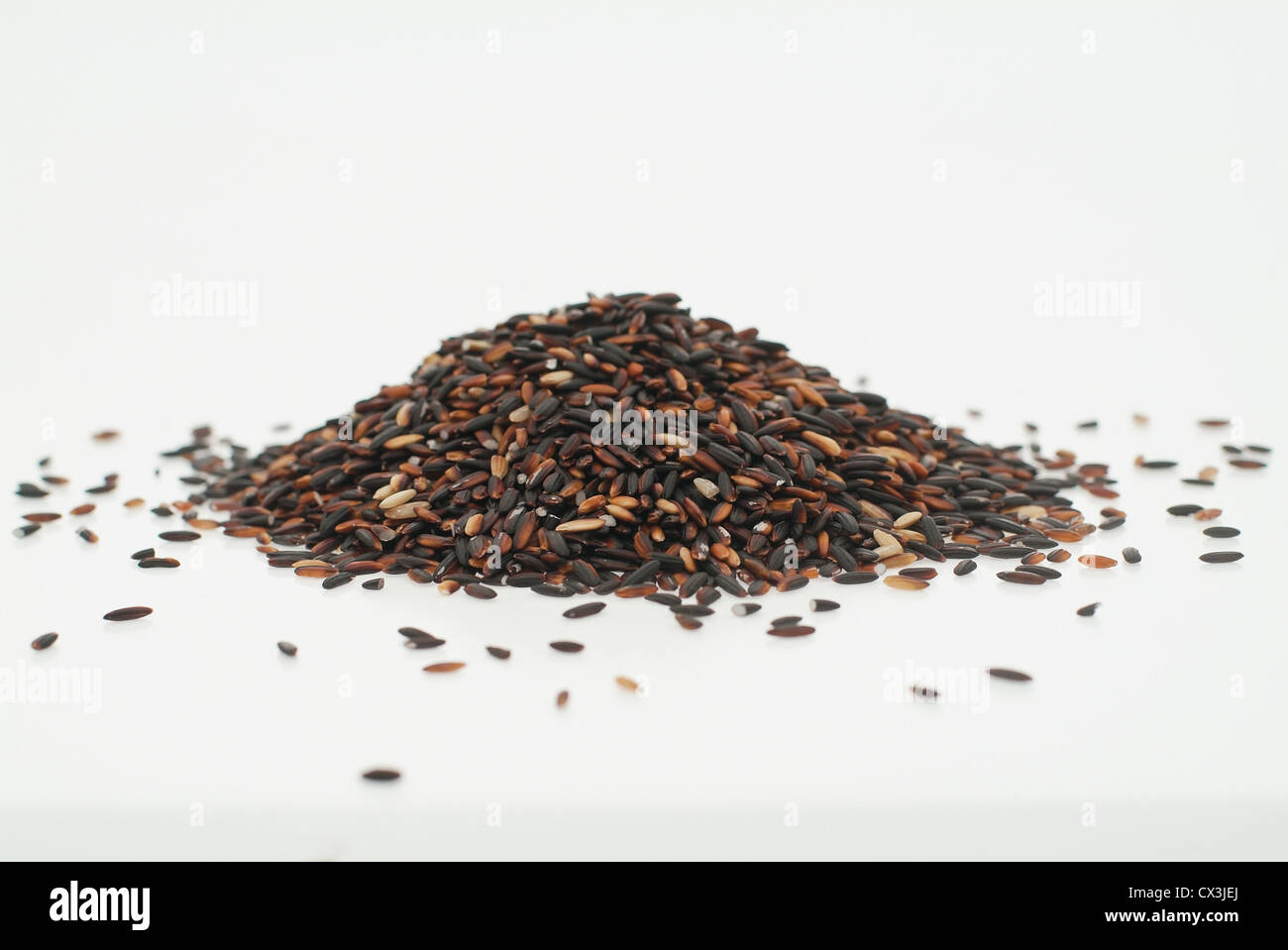 black sticky rice, the main food of the thai people Stock Photo - Alamy