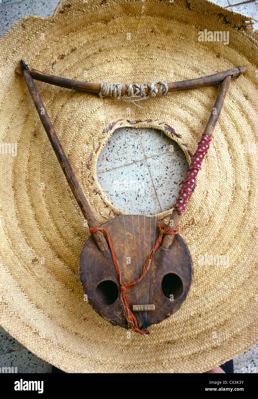 Khartoum Sudan Ethnographical Museum Stringed Musical Instrument Stock ...