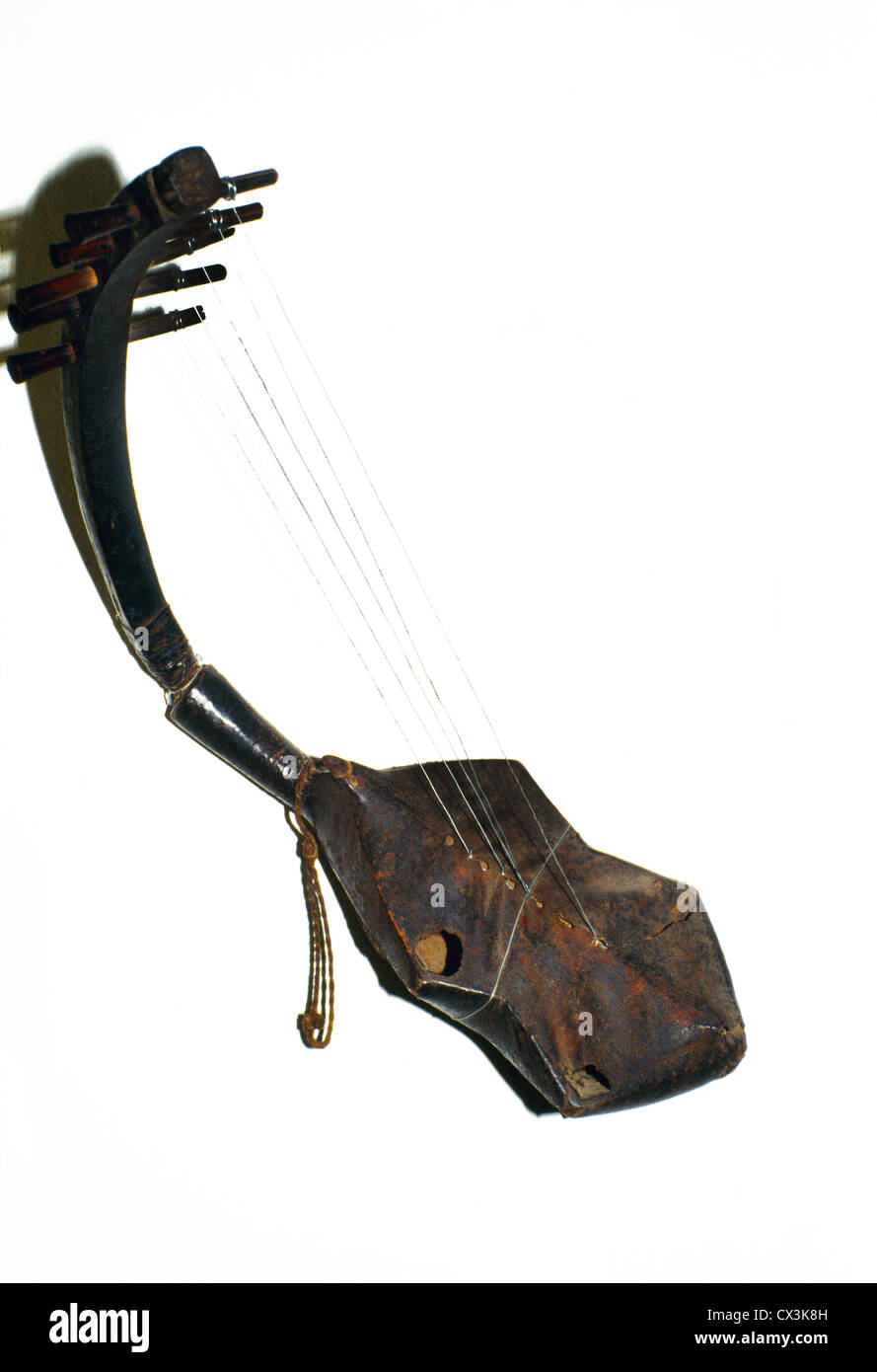 Khartoum Sudan Ethnographical Museum Harp-Banjo Stock Photo - Alamy