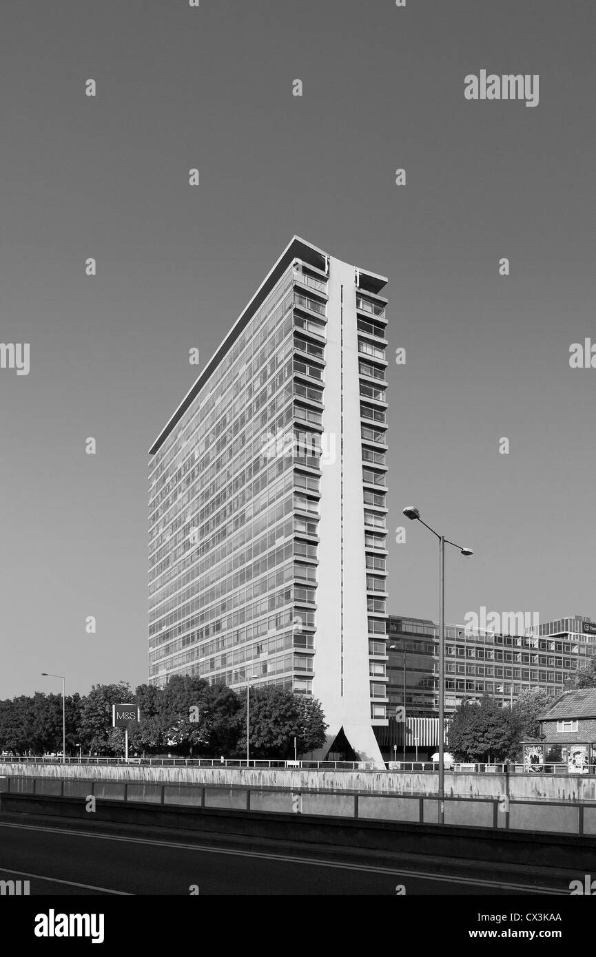 Tolworth Tower, Tolworth, United Kingdom. Architect: Richard Seifert ...