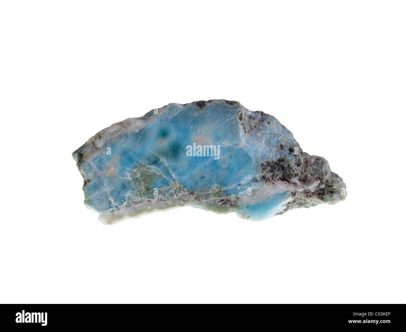 Larimar. Origin: Dominican Republic Stock Photo - Alamy