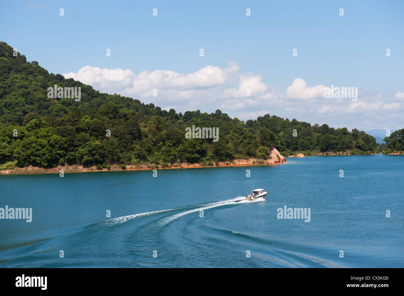 Wanlu lake landscape in Heyuan, Guangdong province, China Stock Photo ...