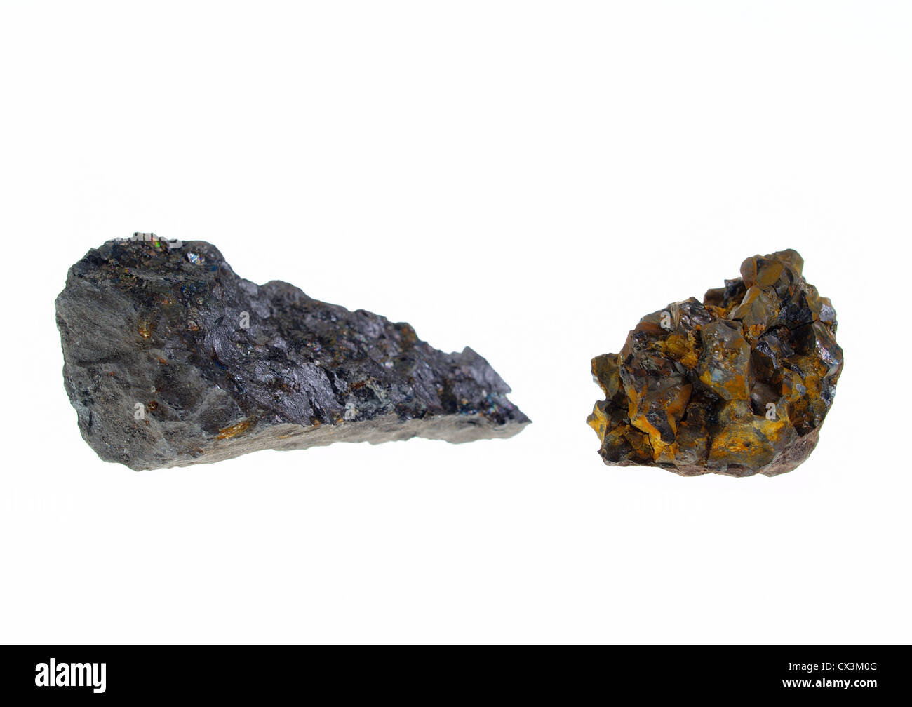 Ilmenite. Origin: Italy Stock Photo - Alamy