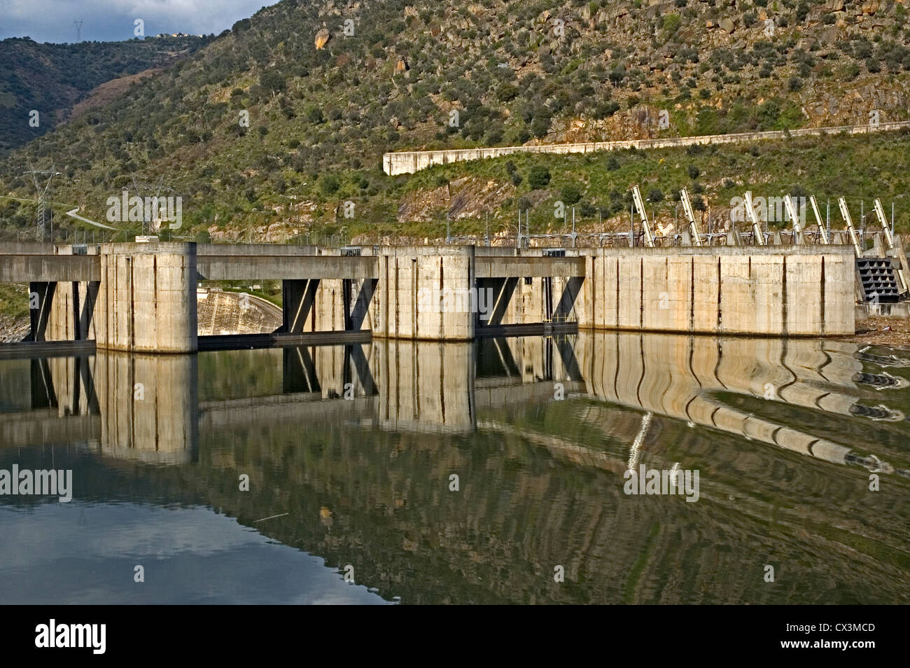 PORTUGAL, Douro River, Valeria Dam Stock Photo - Alamy