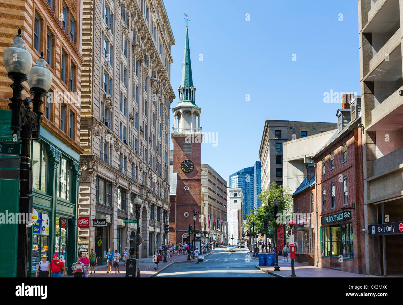 Washington street boston hi-res stock photography and images - Alamy