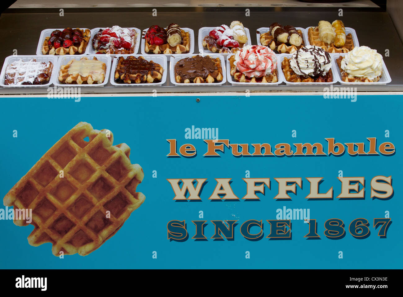 Waffles france hi-res stock photography and images - Alamy