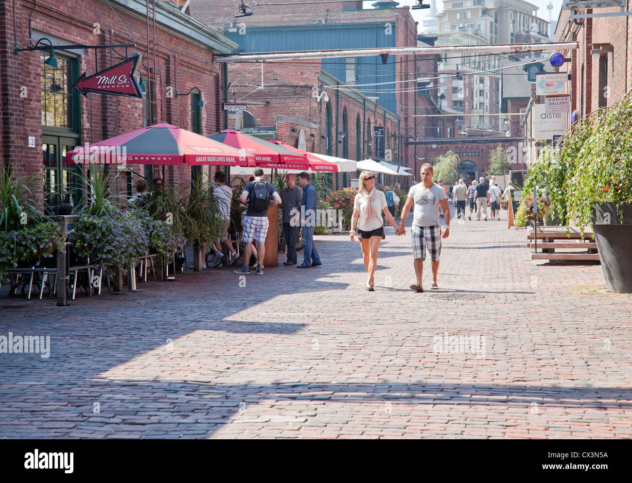 Distillery District a major shopping and Tourist area & attraction in ...
