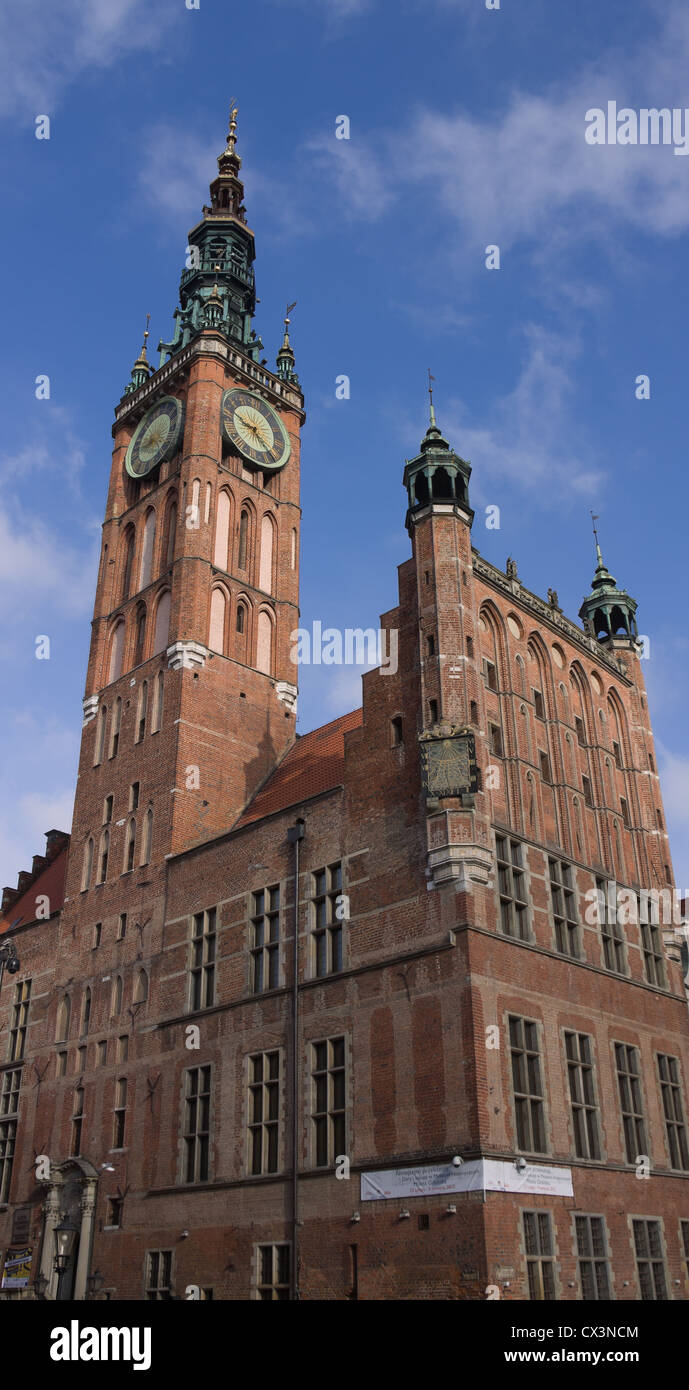 Main Town Hall building of Gdansk, Poland Stock Photo - Alamy