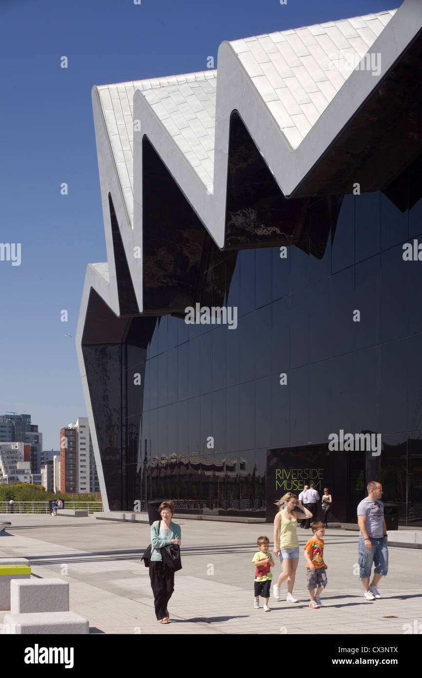Glasgow Riverside Museum of Transport, Glasgow, United Kingdom ...
