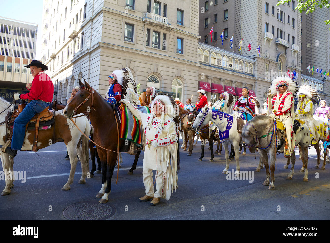 The first nations calgary stampede hi-res stock photography and images ...