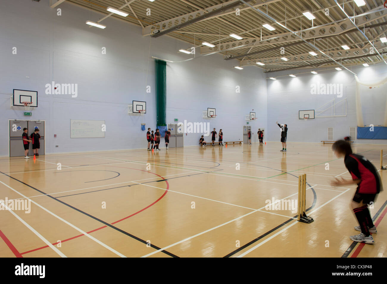 Trinity School Sports Hall, Newbury, United Kingdom. Architect: ADP ...