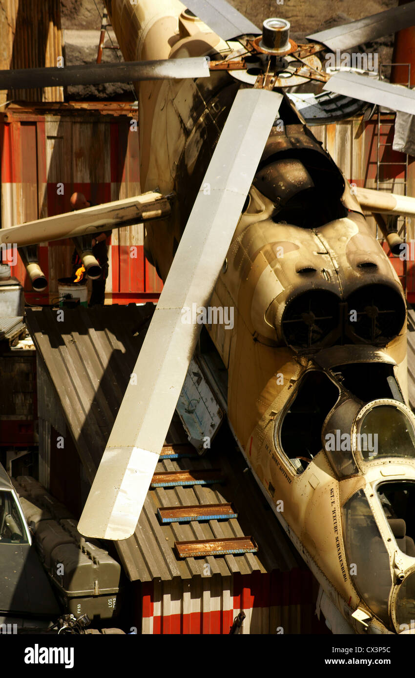 Crashed helicopter hi-res stock photography and images - Alamy