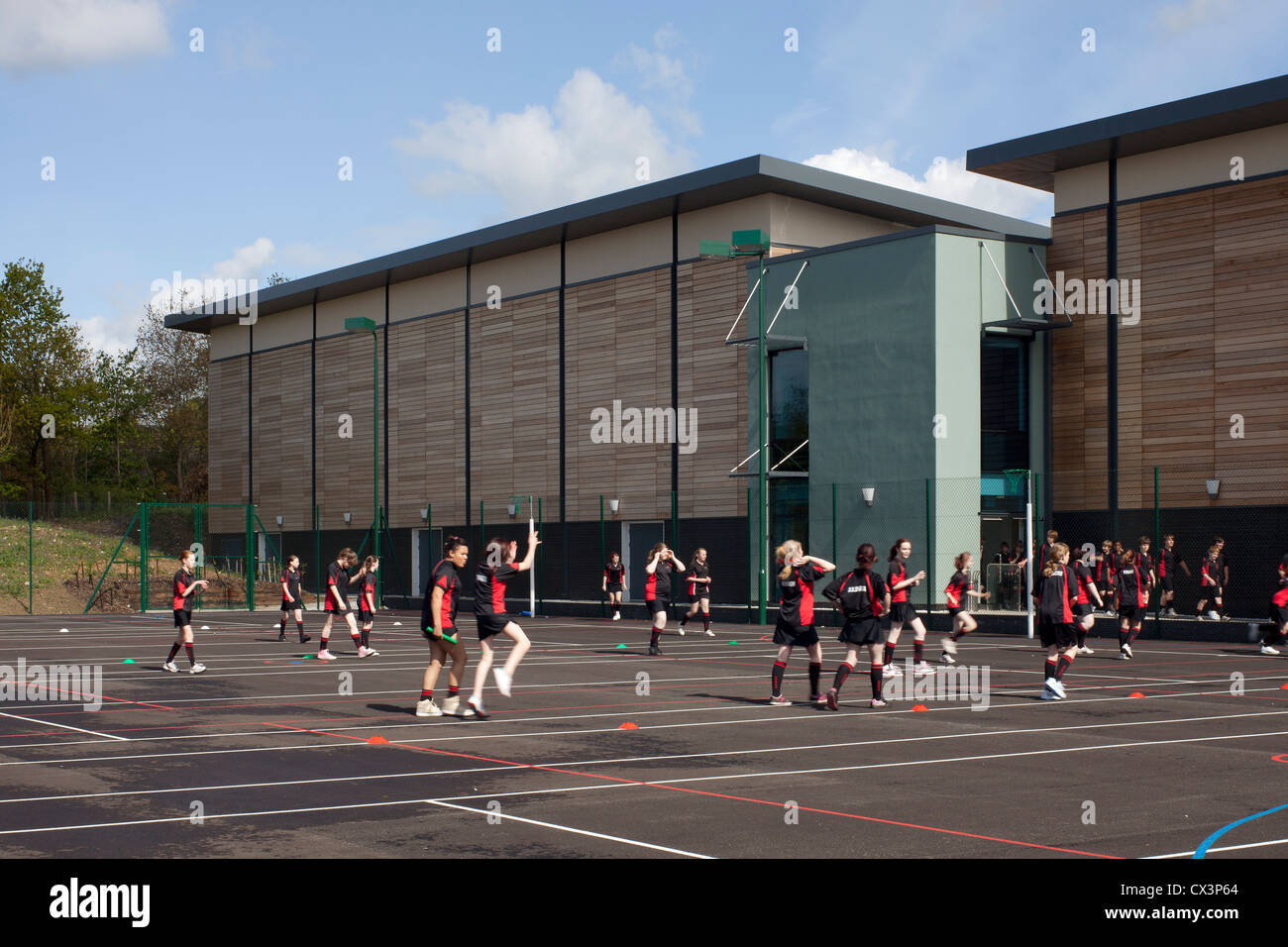 Trinity School Sports Hall, Newbury, United Kingdom. Architect: ADP ...
