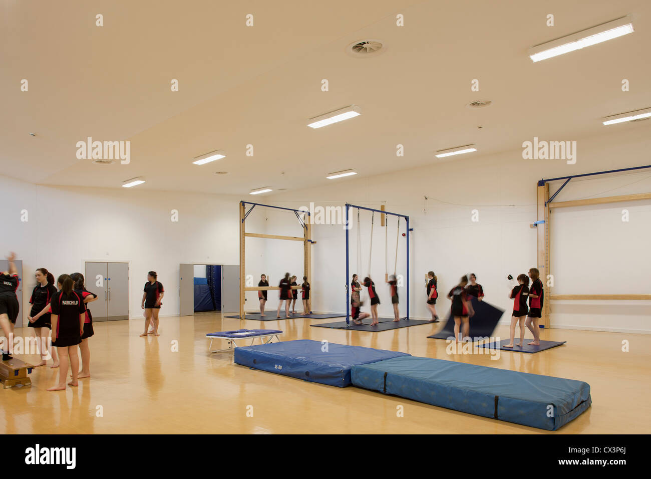 Trinity School Sports Hall, Newbury, United Kingdom. Architect: ADP ...
