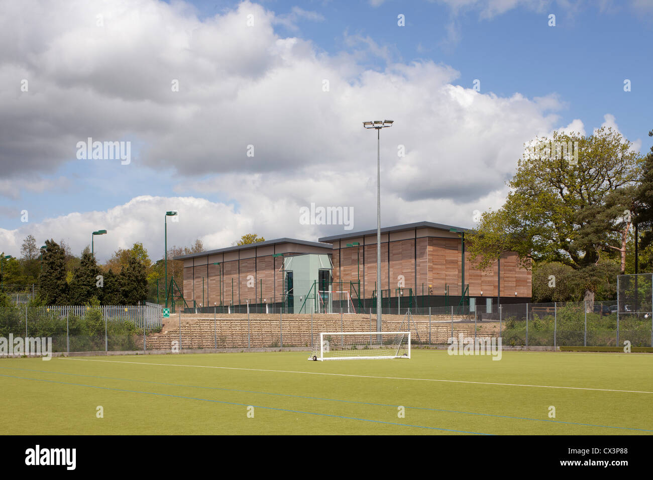 Trinity School Sports Hall, Newbury, United Kingdom. Architect: ADP ...