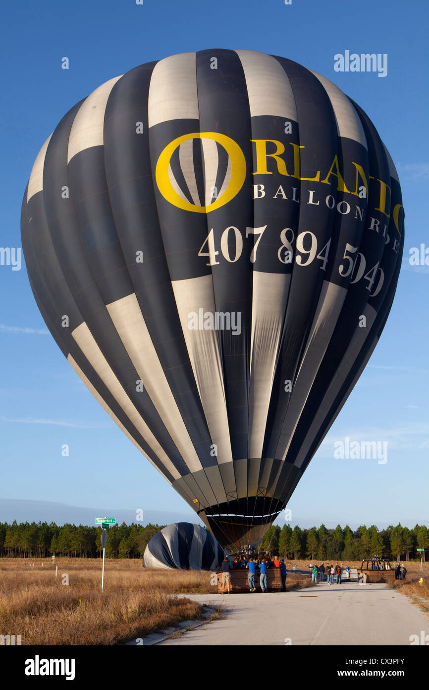 Hot Air Balloon Orlando Florida USA at sunrise Stock Photo - Alamy
